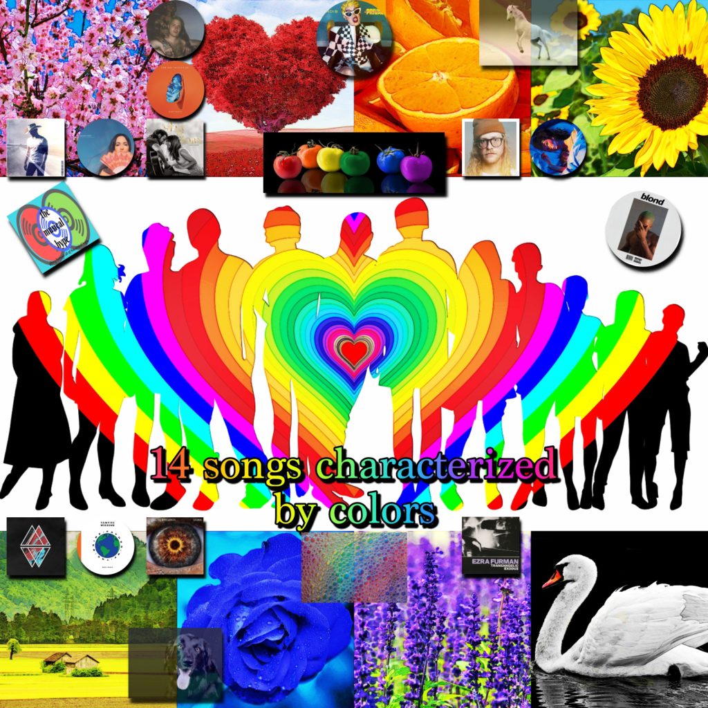 14 Songs Characterized by Colors | Playlist 🎧 - The Musical Hype